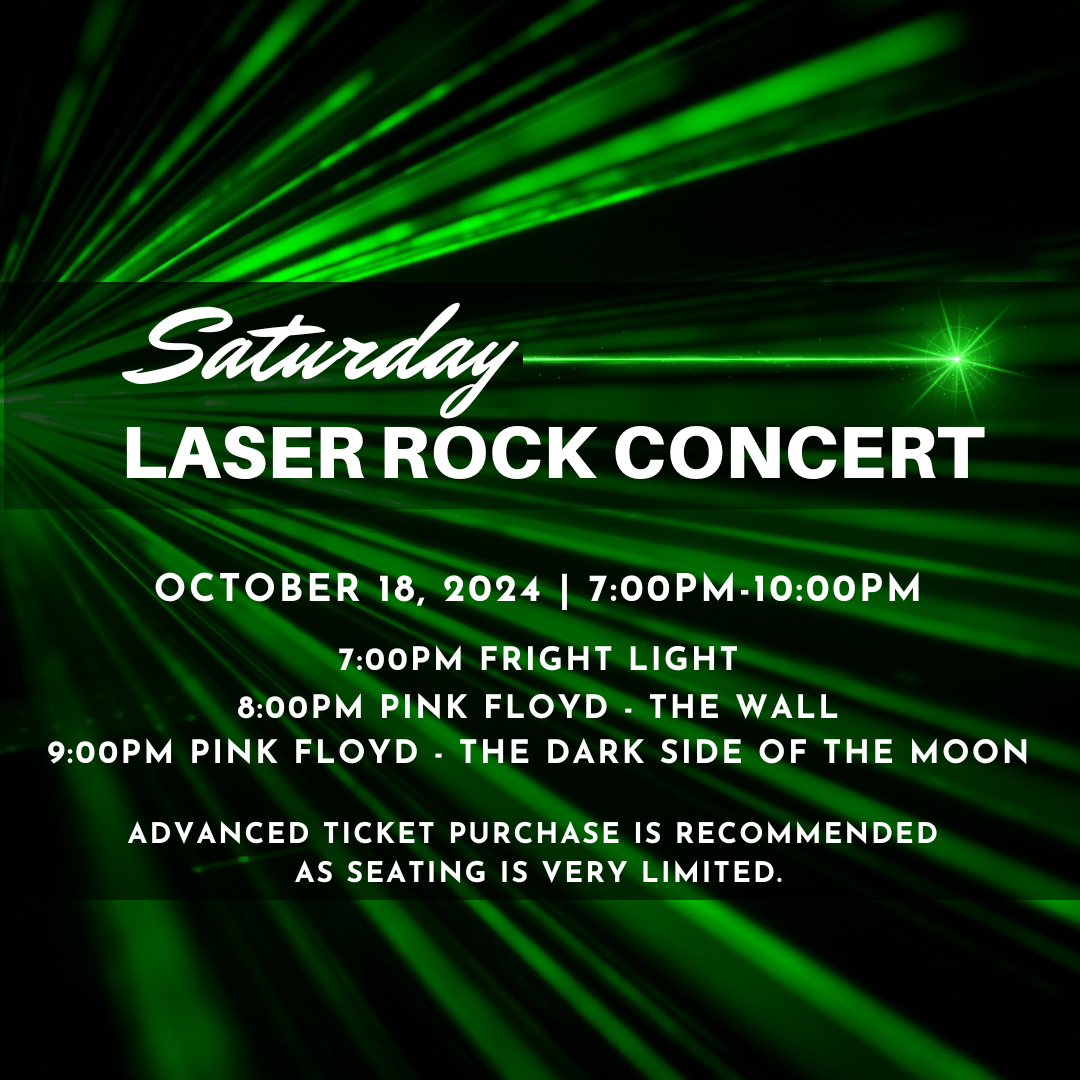 Saturday Laser Rock Concerts